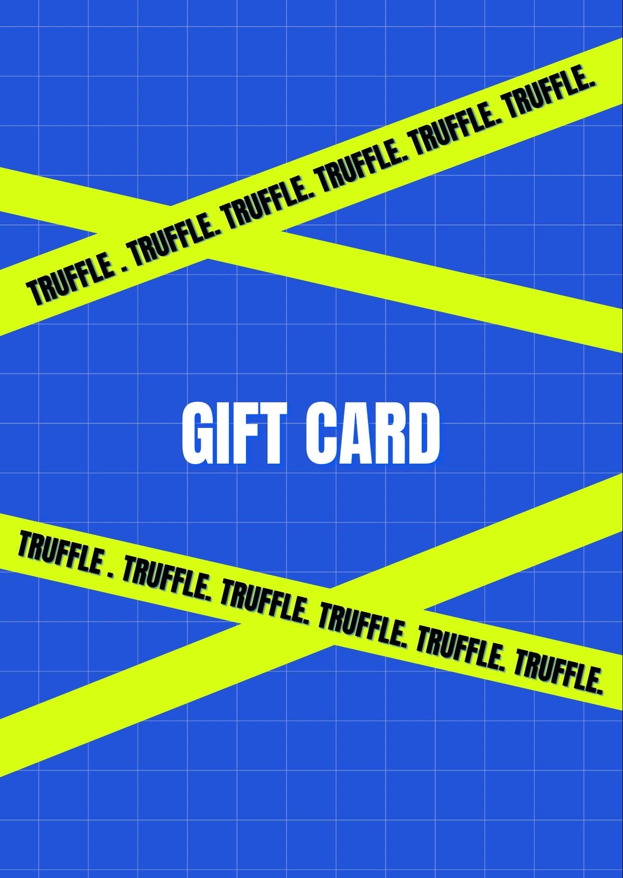 TRUFFLE GIFT CARD – Truffle India