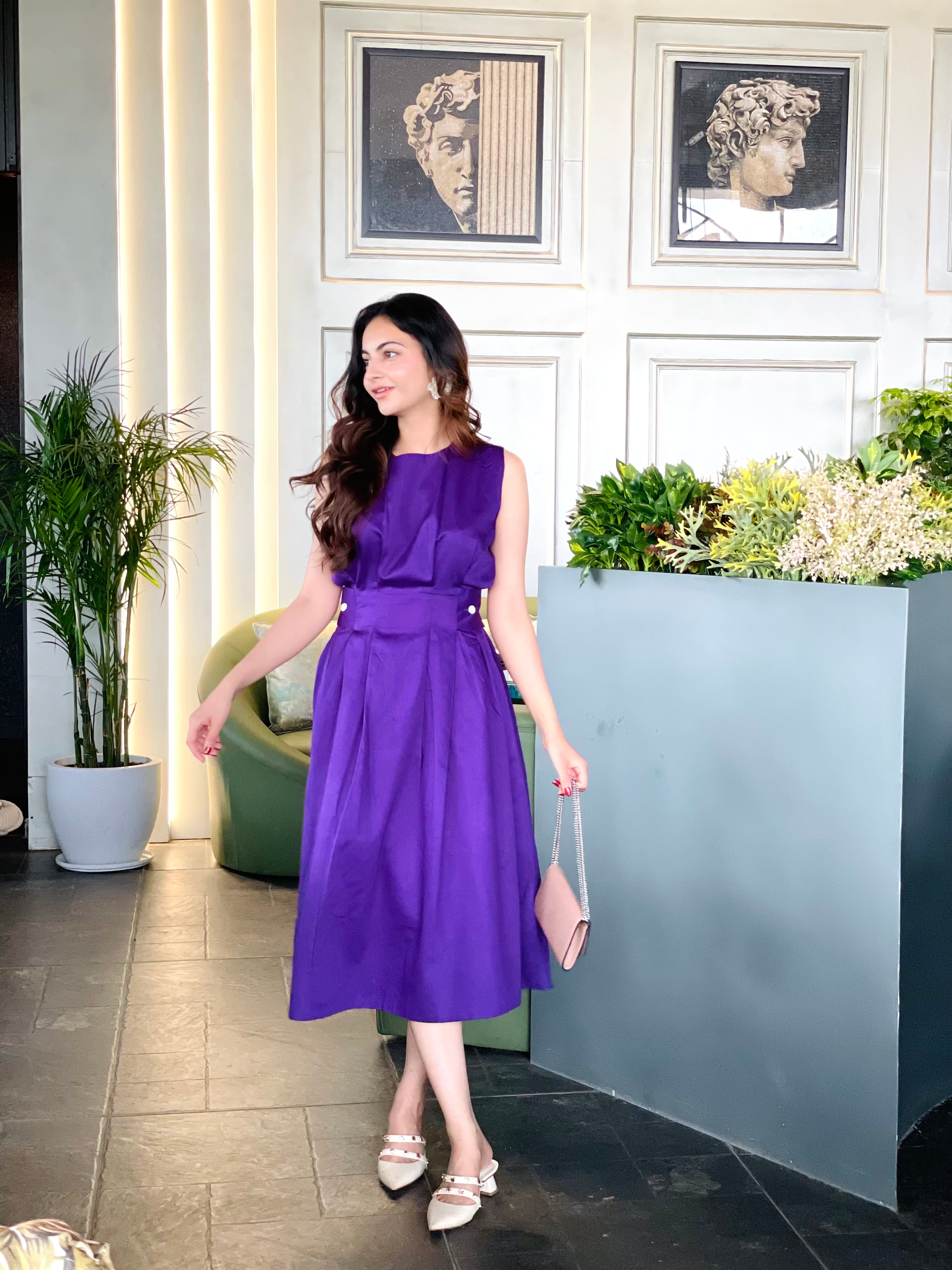 PLUM DRESS – Truffle India
